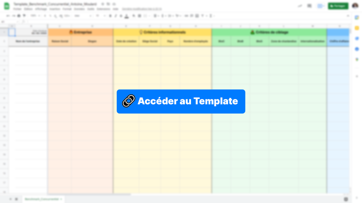 Comment faire un Benchmark concurrentiel ? [+Template Start-up]